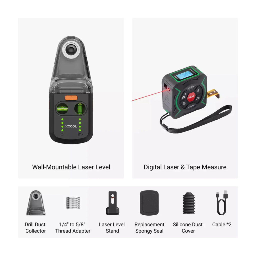 Wallaser 3-in-1 Wall-Mountable Laser Level – CASEBX