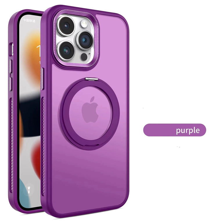 360° Rotating Magnetic Stand MagSafe iPhone Case – CASEBX